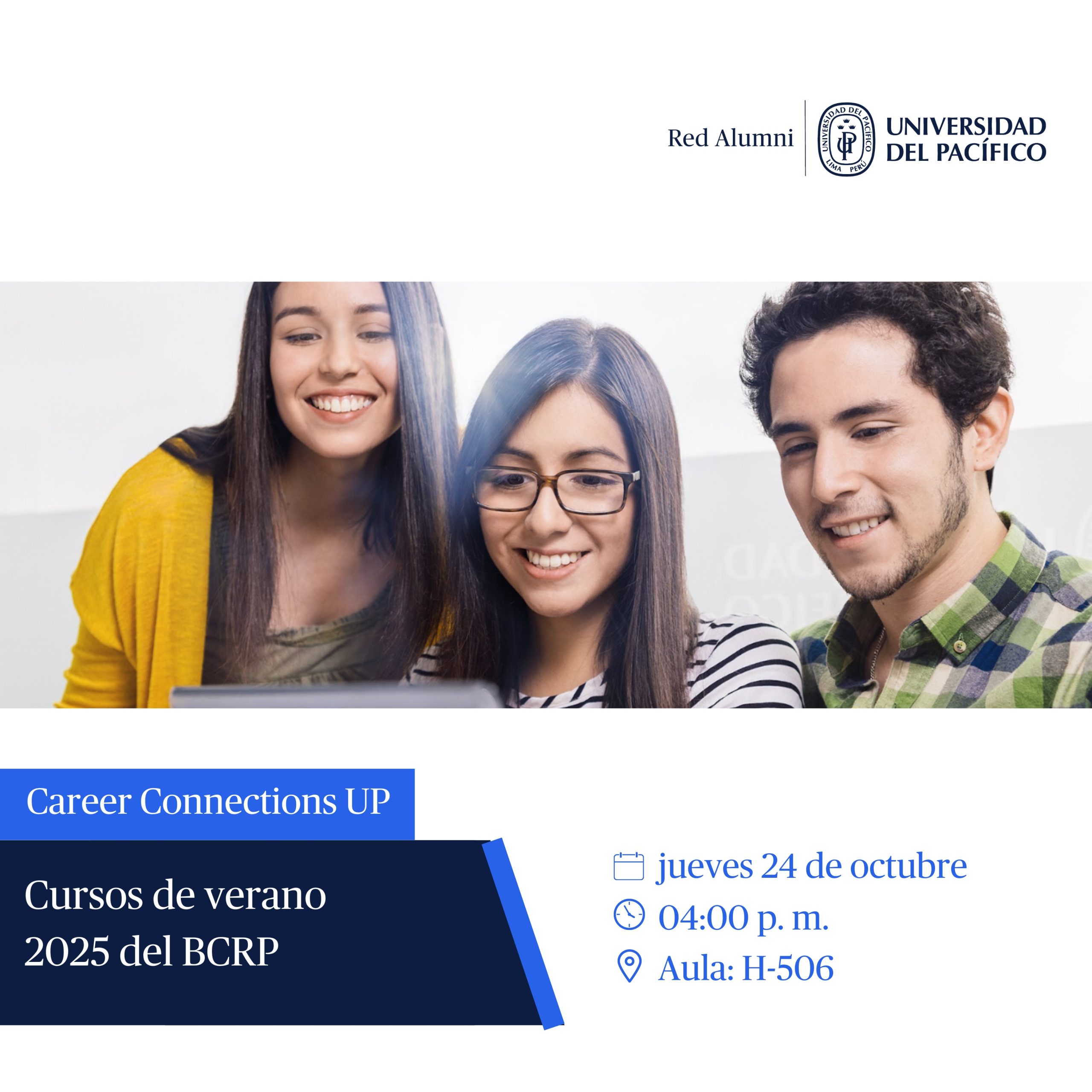 Career Connections UP | Cursos de verano 2025 del BCRP | Red Alumni UP